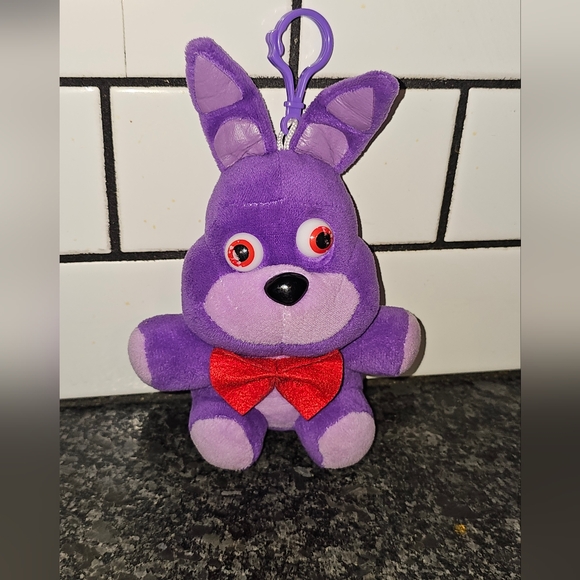 Toys | Fnaf Bonnie Keychain Clip Plush Five Nights At Freddys Rare ...